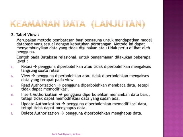 5 keamanan-database | PPT