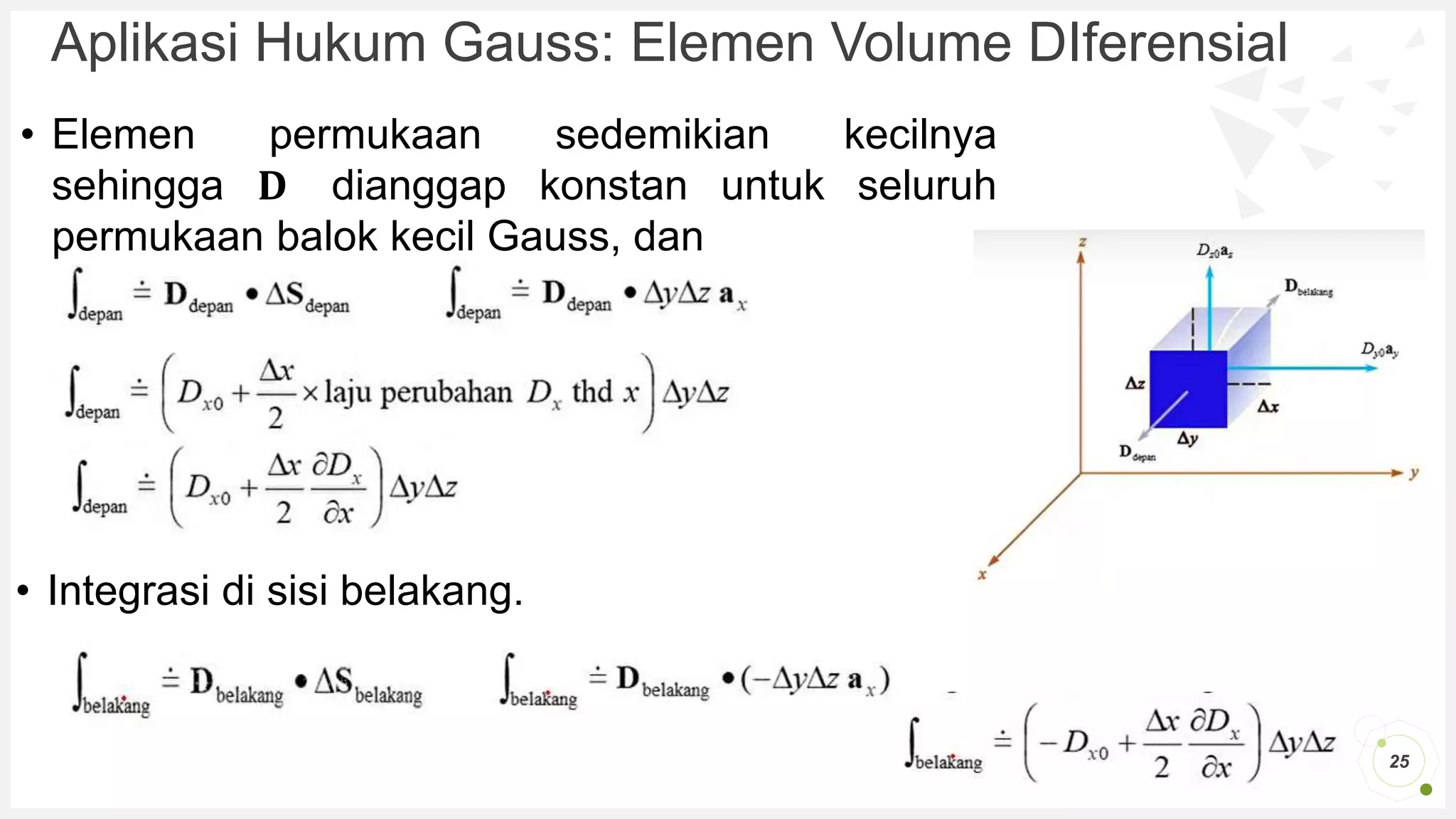 5 - Kerapatan Fluks Listrik dan Hk Gauss.pptx