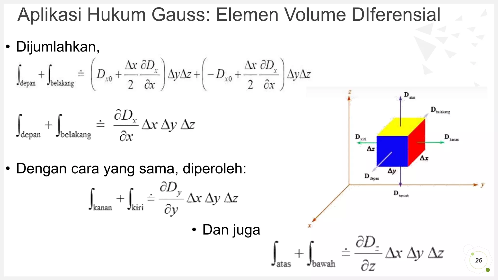 5 - Kerapatan Fluks Listrik dan Hk Gauss.pptx