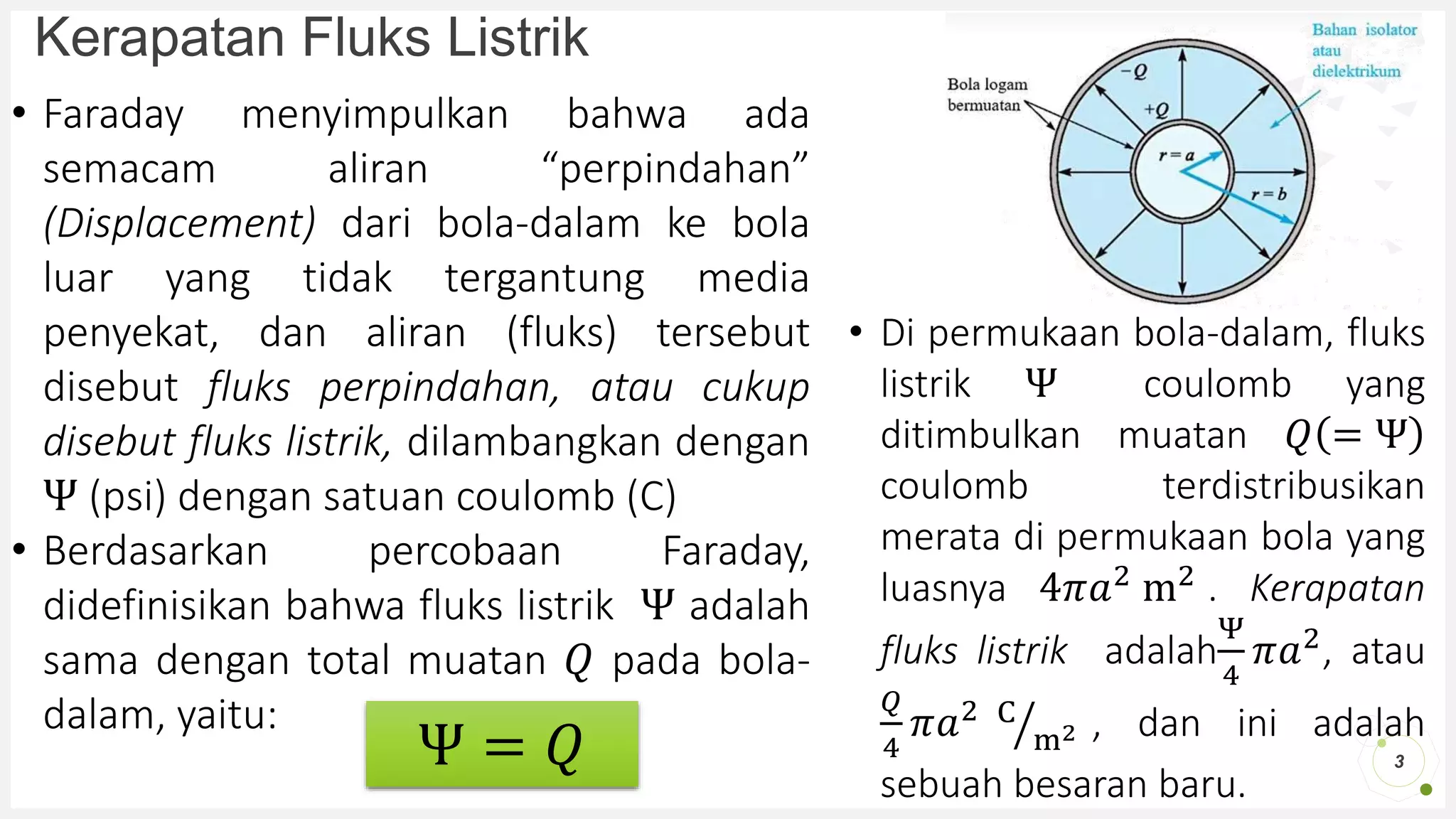 5 - Kerapatan Fluks Listrik dan Hk Gauss.pptx