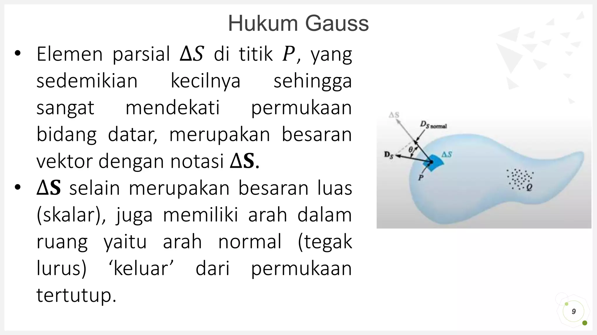 5 - Kerapatan Fluks Listrik dan Hk Gauss.pptx