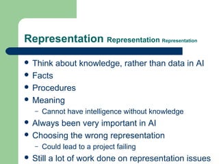 Knowledge Representation in Artificial intelligence | PPT