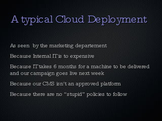 Why Your Cloud Needs a Sysadmin | ODP | Cloud Computing | Internet