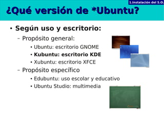 Kubuntu - Instalación y Configuración | PDF