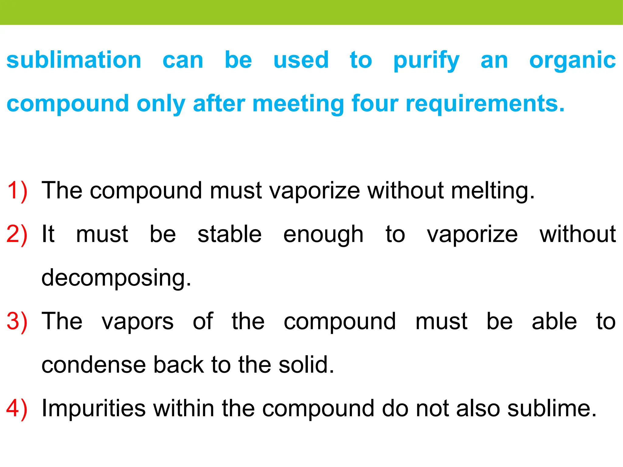 Technices for purification lab-Sublimation.pptx