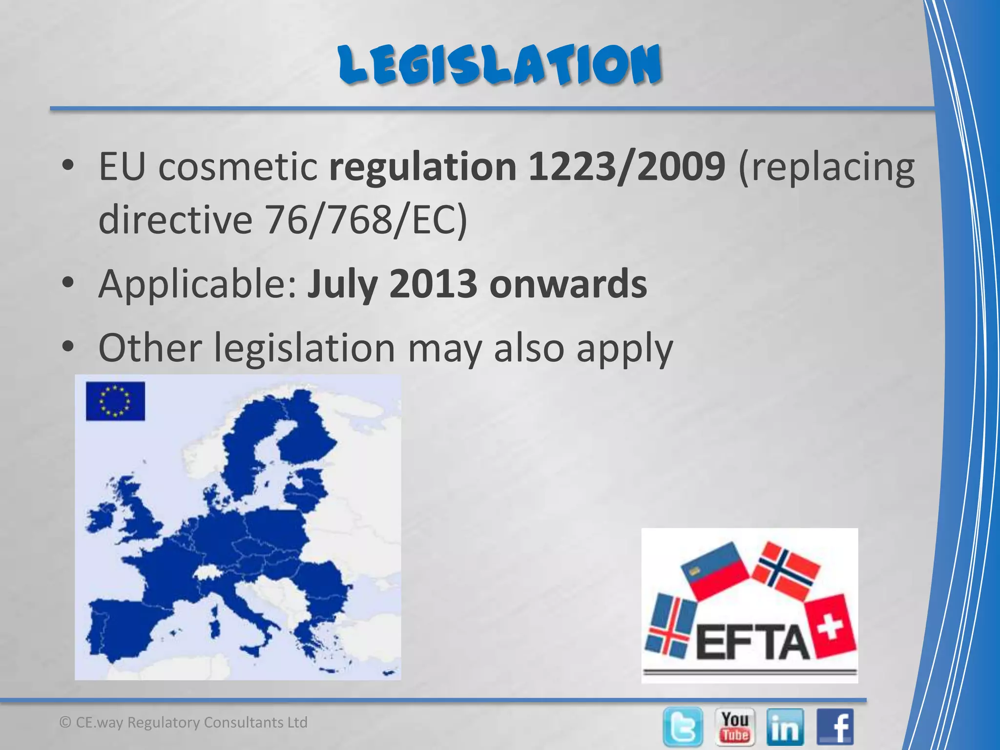 Cosmetics labeling requirements EU | PPTX