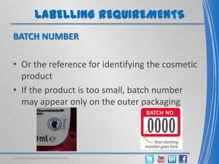 Cosmetics labeling requirements EU | PPTX