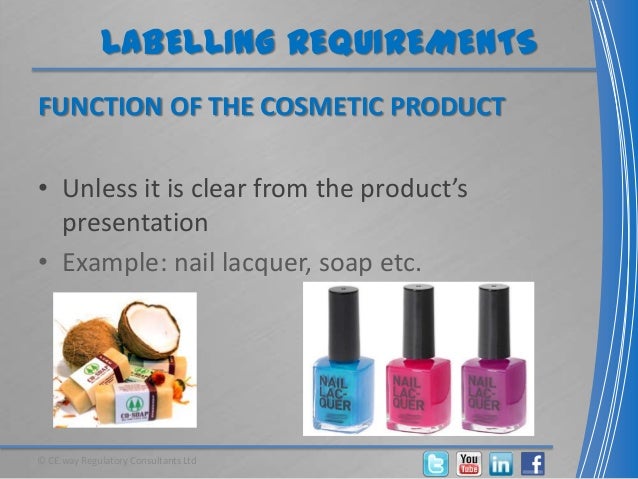 Cosmetics Labeling Requirements Eu