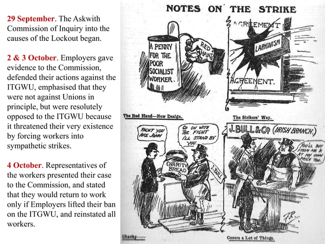 Irish Labour Movement 1889-1924: Lecture Five - 1913 Lockout | PPTX ...