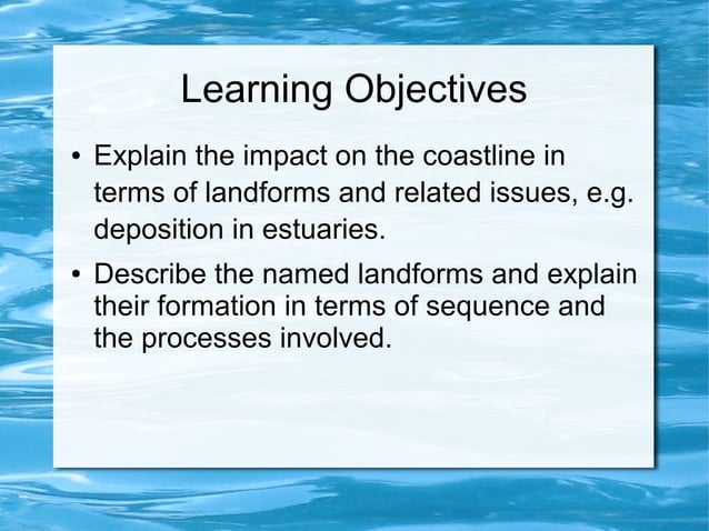 5. landforms created by coastal deposition | ODP | Geology | Science