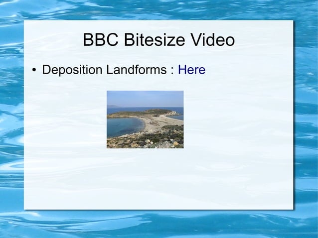 5. landforms created by coastal deposition | ODP | Geology | Science