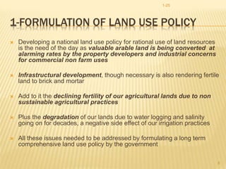 history of land reforms in pakistan.ppt. | PPT
