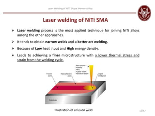 Laser Welding of NiTi Shape Memory Alloys | PPTX