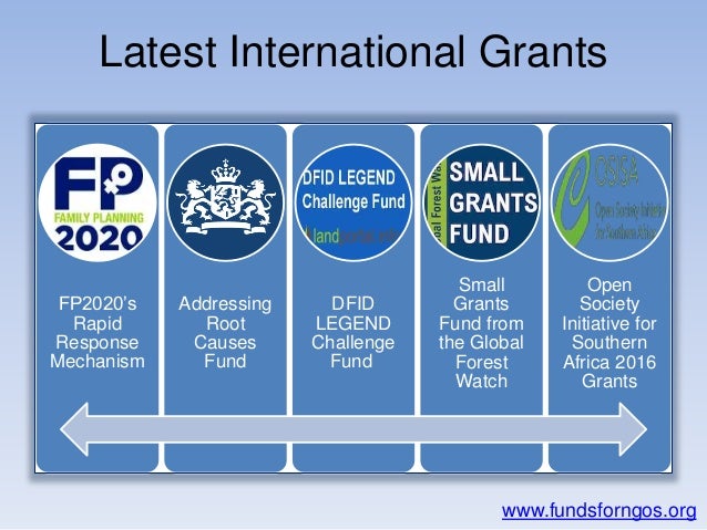 5 latest international grants that can fund high impact ngo projects