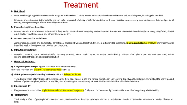 REPEAT BREEDING | PPTX