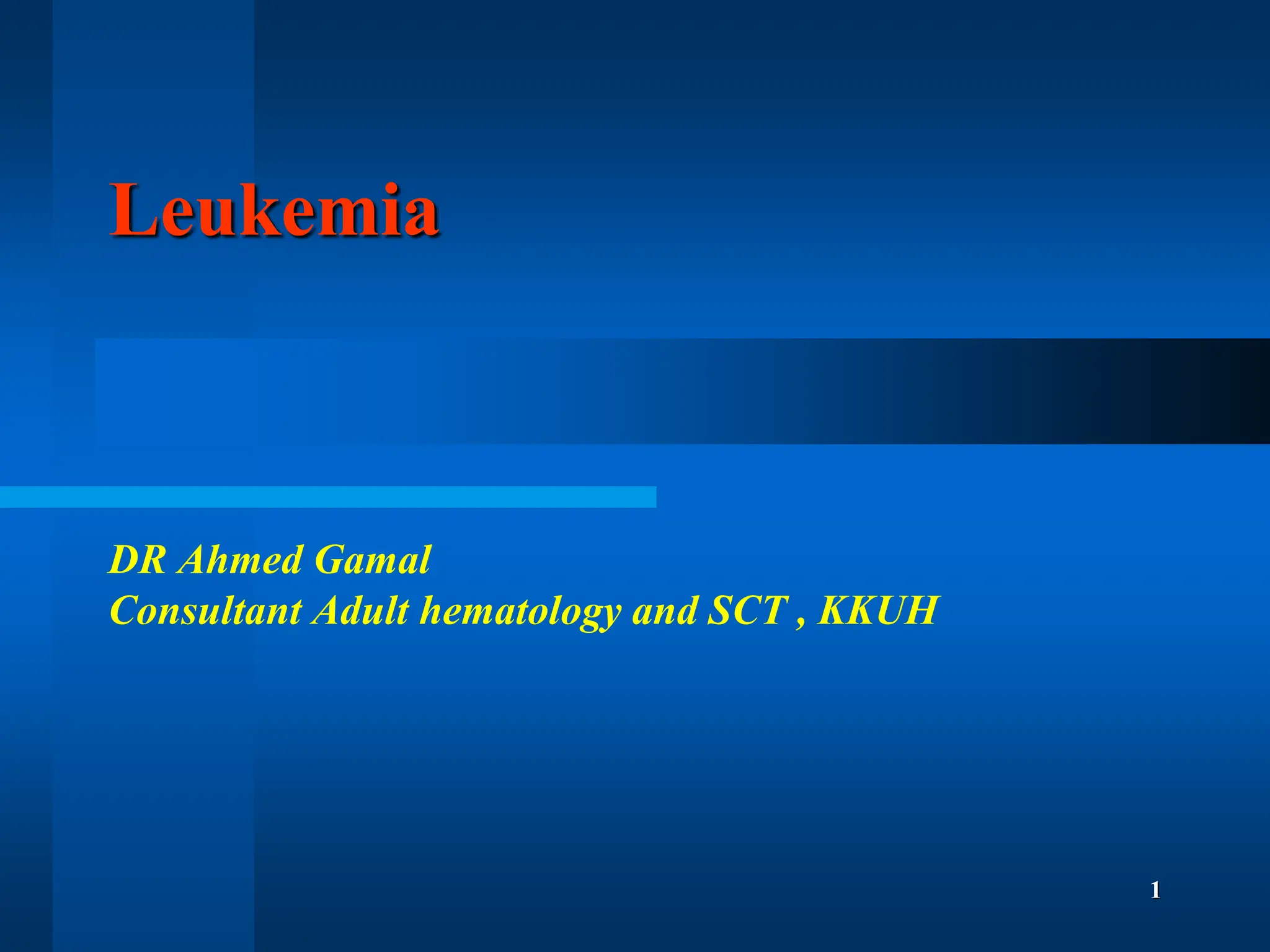 5-lecture leukemia presentation immunology | PPT