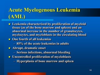 5-lecture leukemia presentation immunology | PPT