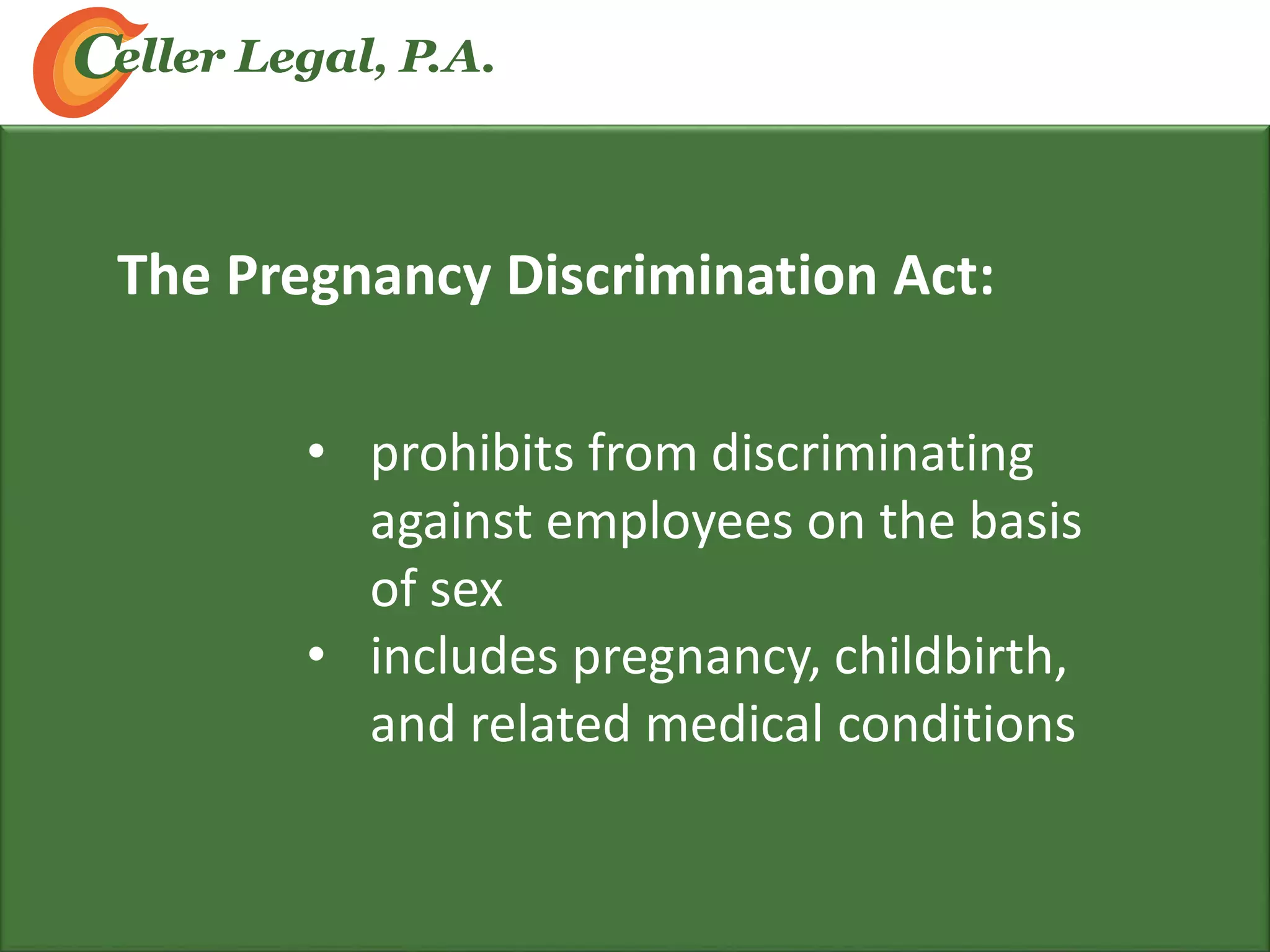 5 Legal Rights at Work All Pregnant Working Women Should Know | PPT