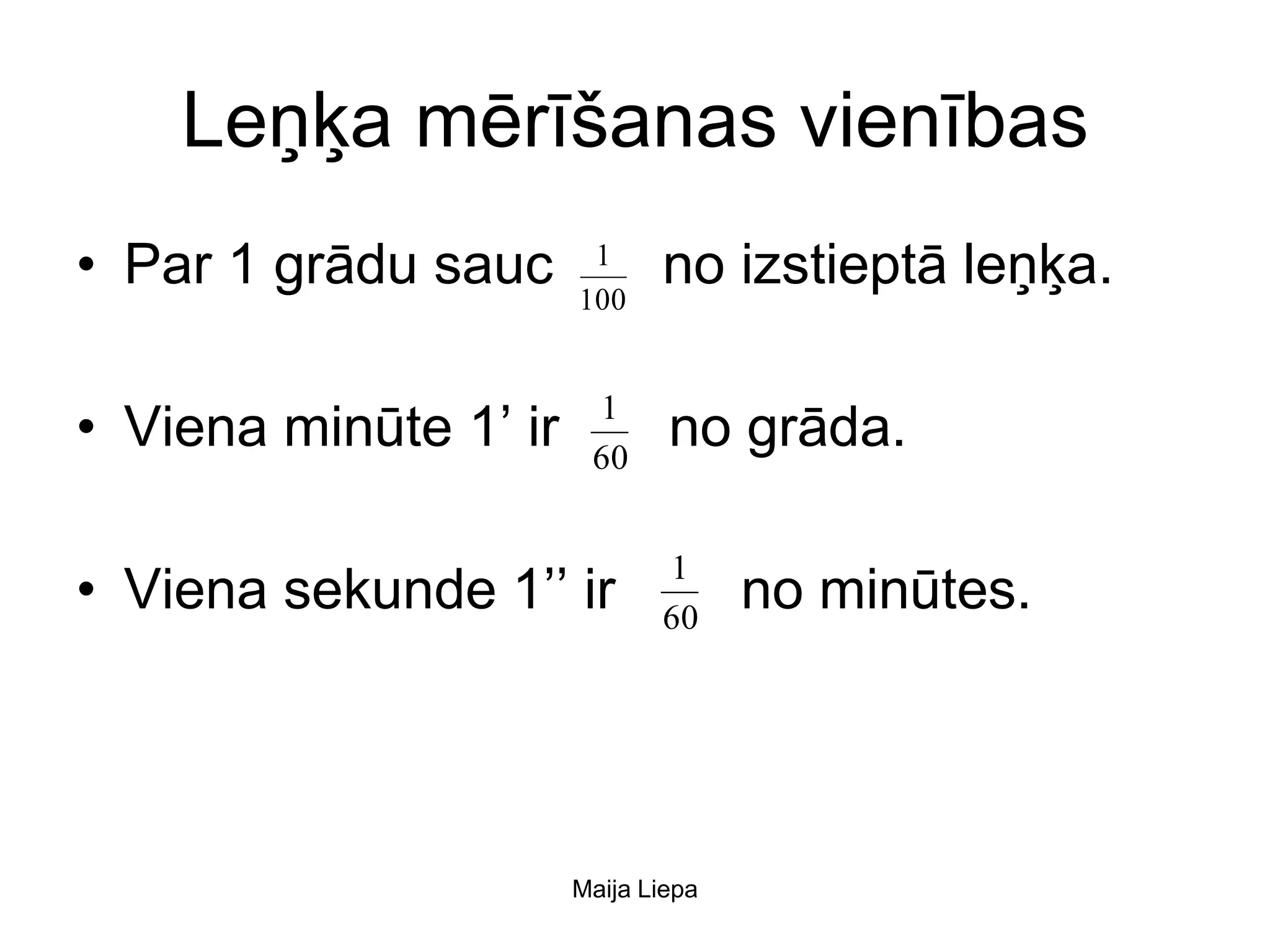 5. leņķis, tā lielums un veidi | PPTX
