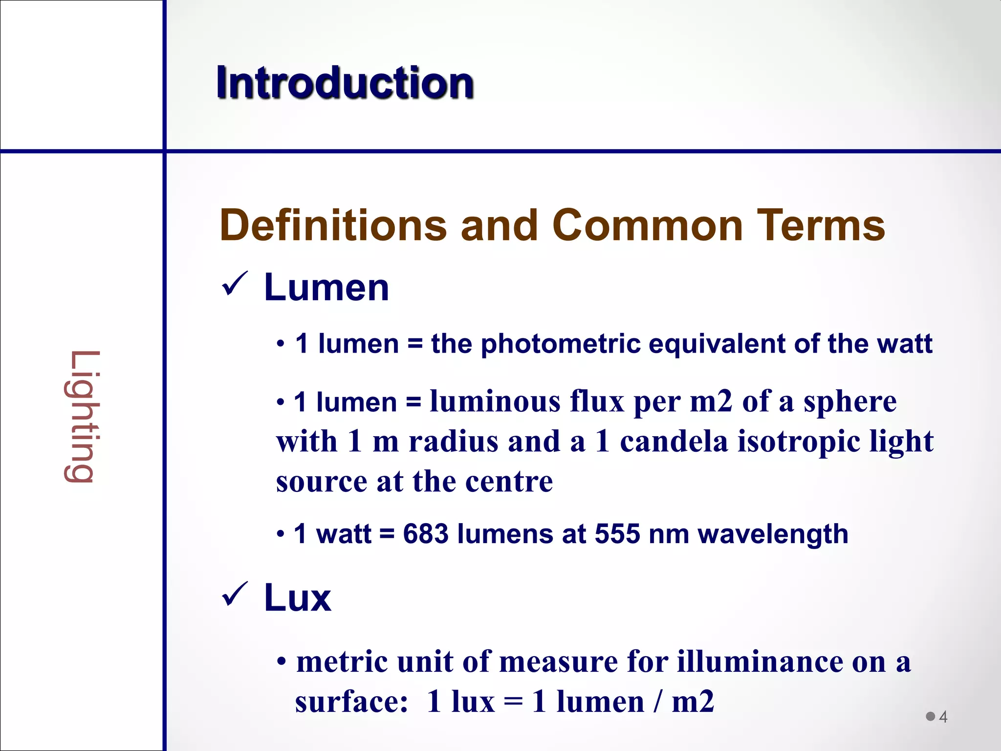 Lighting Efficiency Measures | PDF