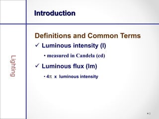 Lighting Efficiency Measures | PDF