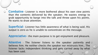 listening | PPT
