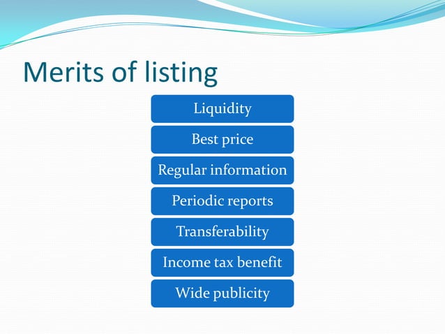 5. listing of securities | PPTX