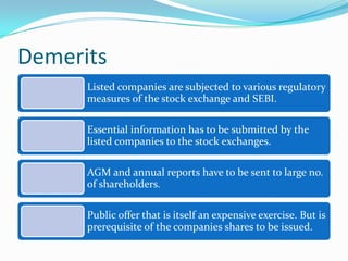 5. listing of securities | PPTX