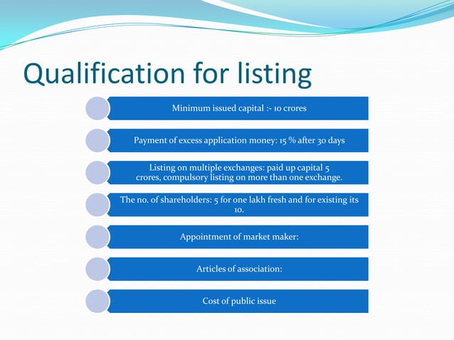 5. listing of securities | PPTX