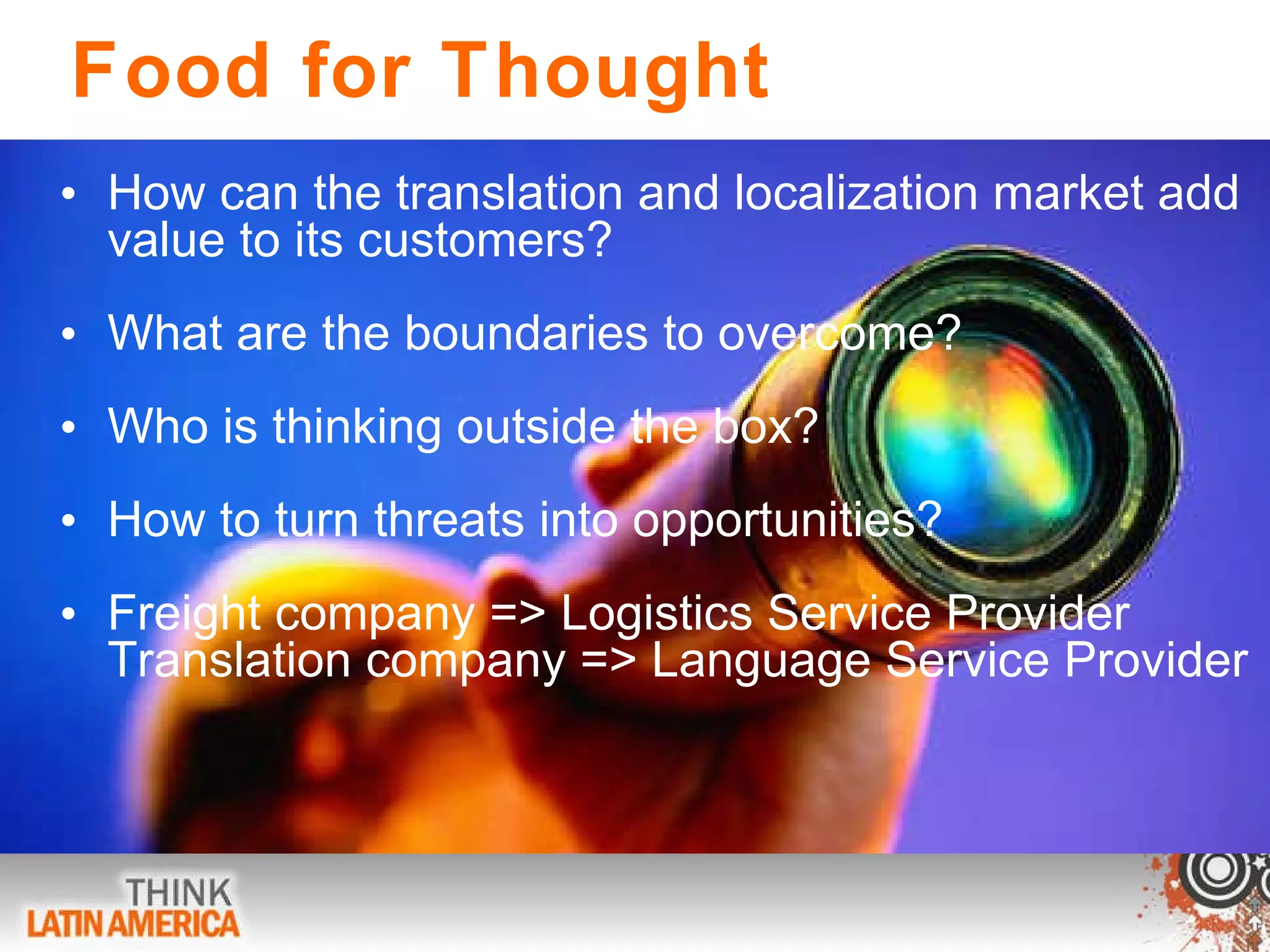 Logistics Lessons to Localization Stakeholders, by Wagner Covos | PPS | Logistics and ...