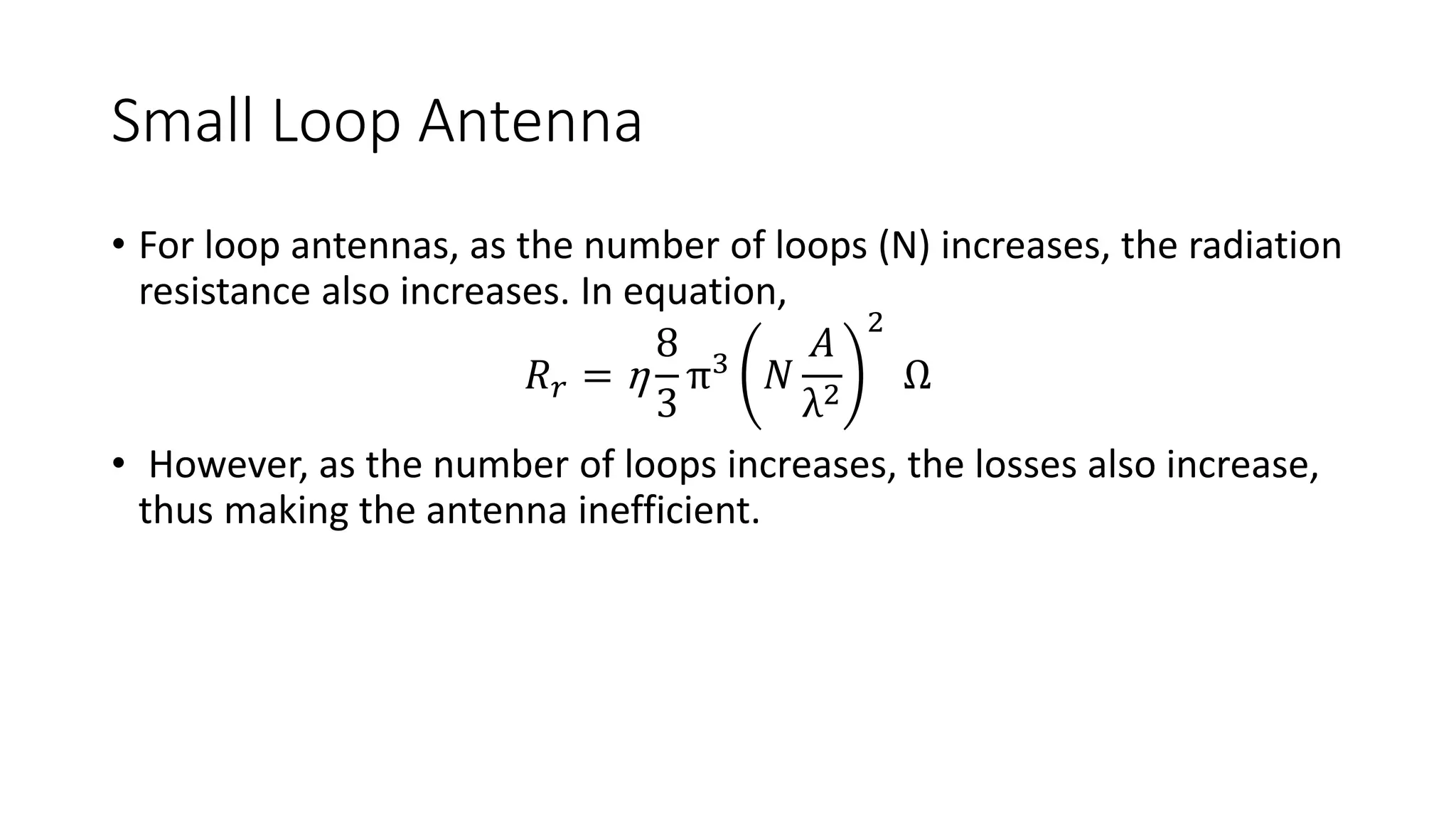 Loop Antennas | PPTX