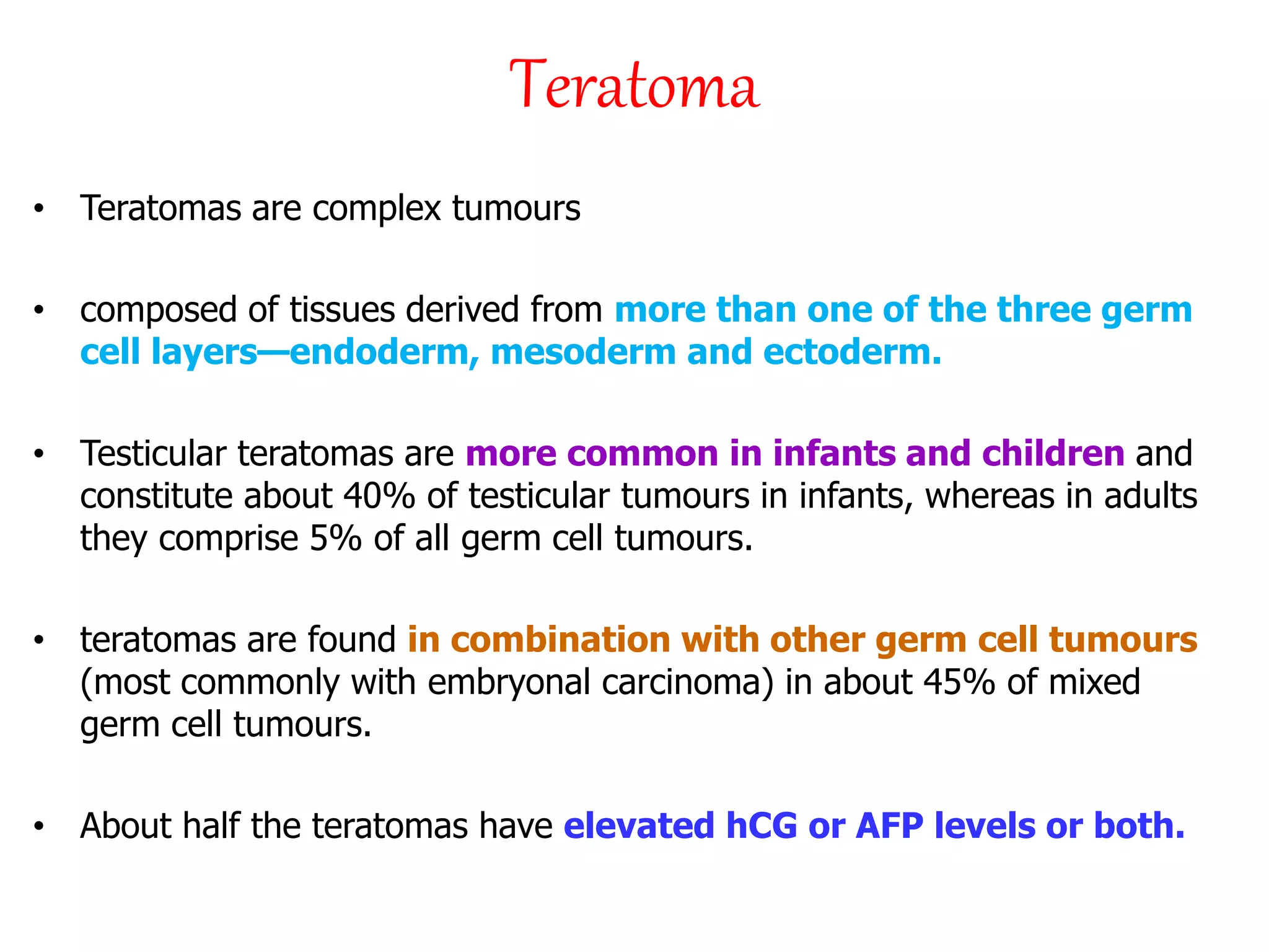 MALE GENITAL SYSTEM - TESTICULAR TUMOURS | PPTX