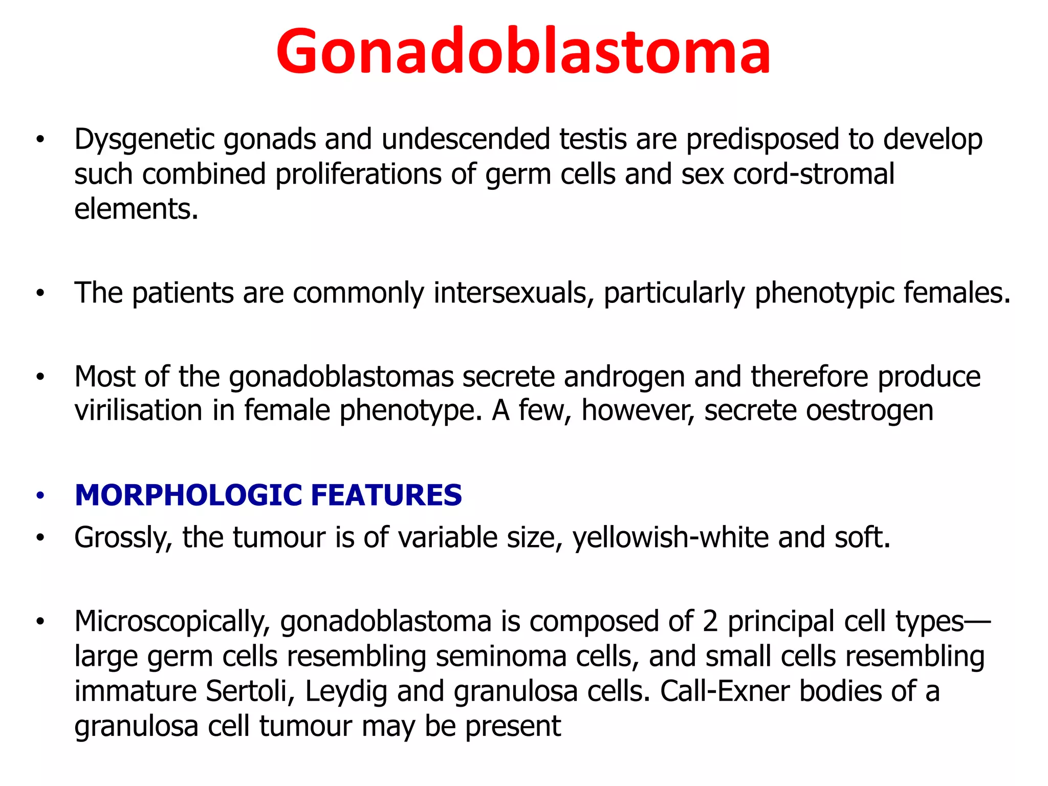 MALE GENITAL SYSTEM - TESTICULAR TUMOURS | PPTX