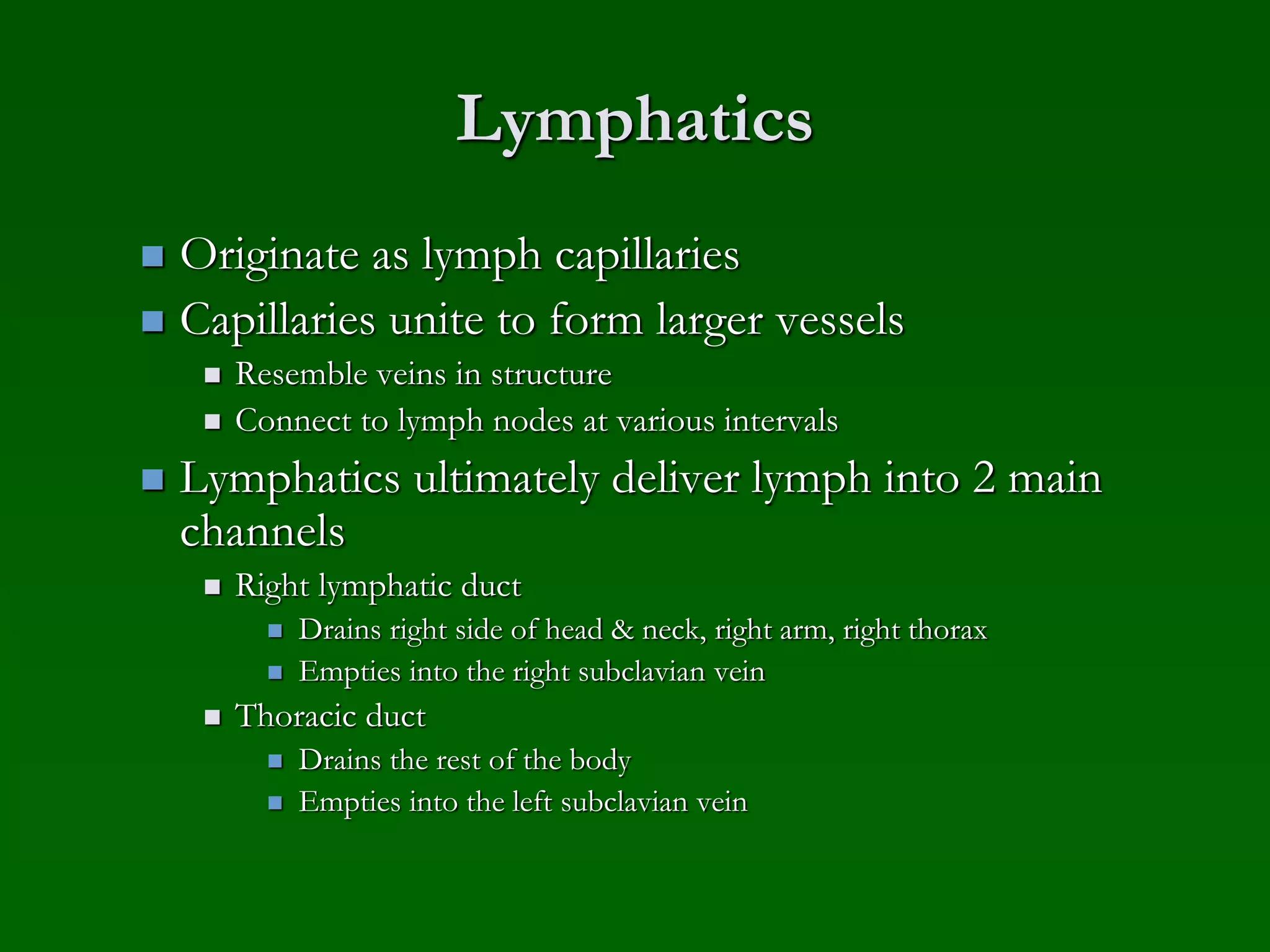 lymphatic system Histology | PPT