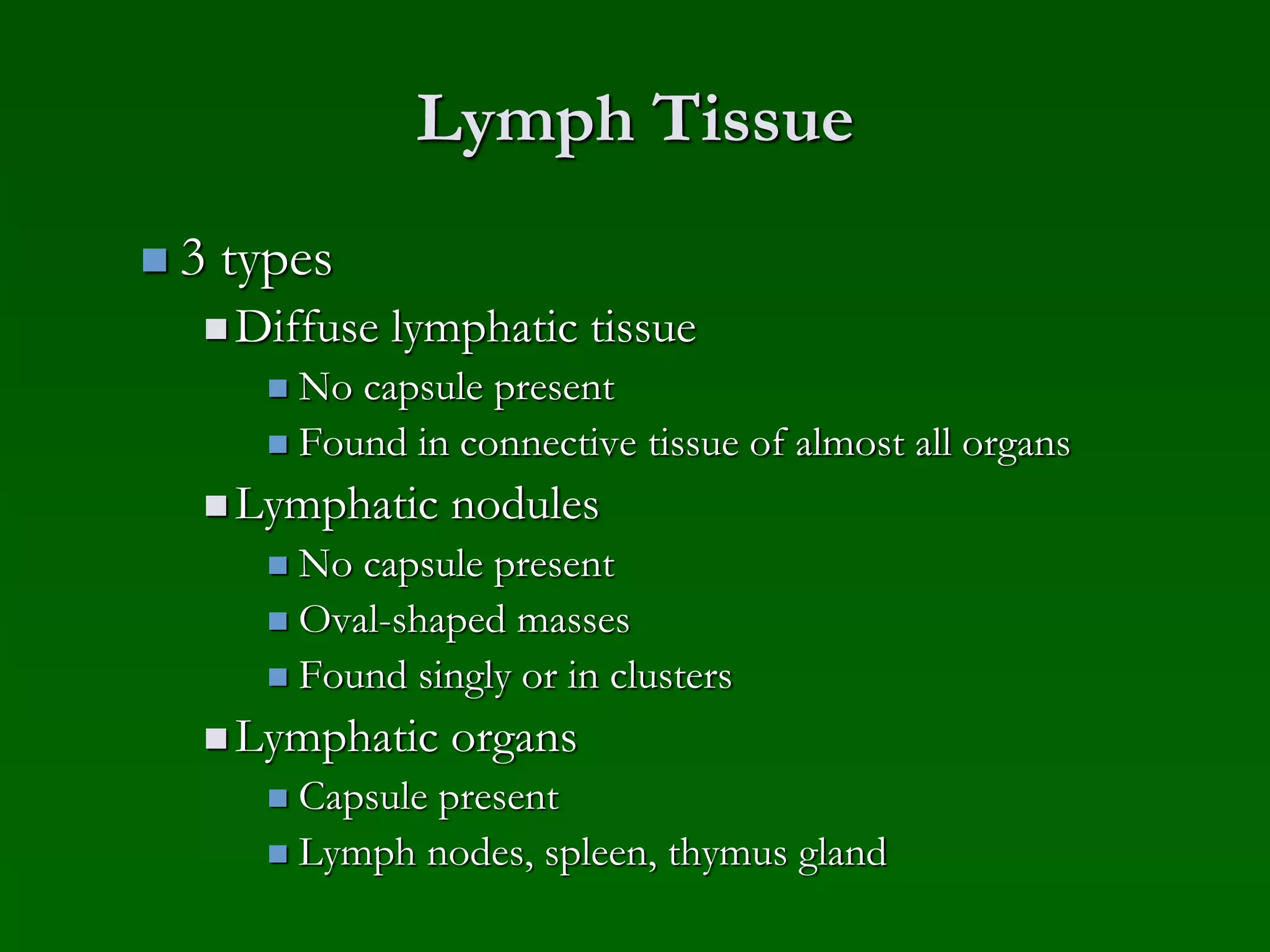 lymphatic system Histology | PPT
