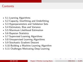 Ch.5 machine learning basics | PPT
