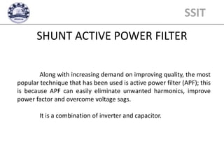 Analysis of Shunt APF (Active PowerFilter) | PPTX