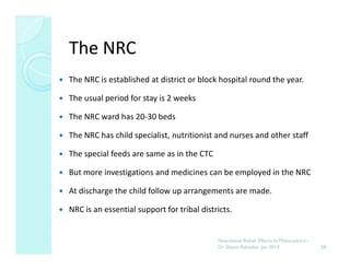 Declining Child Malnutrition in Maharashtra-5 The Rehab efforts | PDF