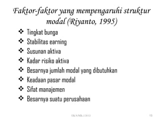 5. manajemen struktur modal | PPT