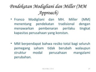 5. manajemen struktur modal | PPT