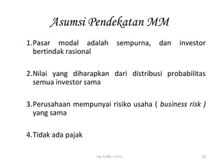 5. manajemen struktur modal | PPT