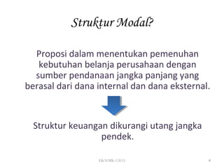 5. manajemen struktur modal | PPT