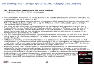 Cloud Computing 2010 - IBM Italia - Mariano Ammirabile | PPT