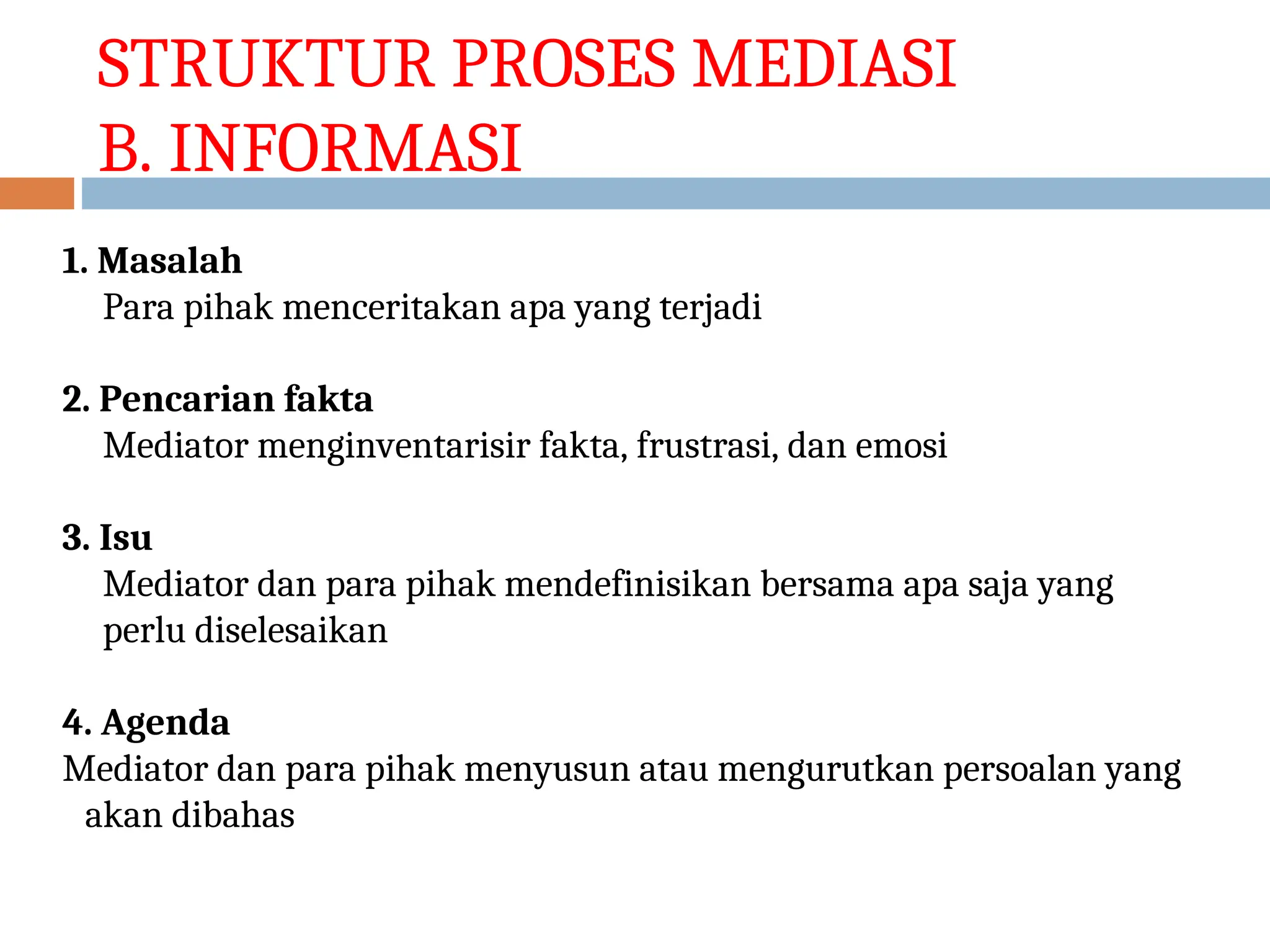 pengertian dan penjelasan teori mediasi dalam penyelesaian konflik | PPT