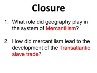 Mercantilism | PPTX