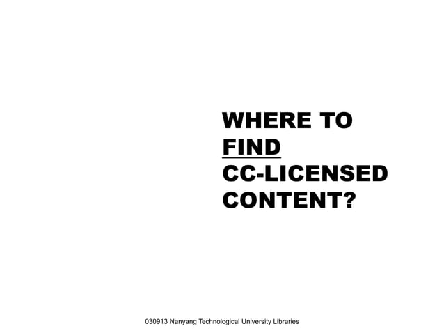 Guide to Creative Commons | PDF