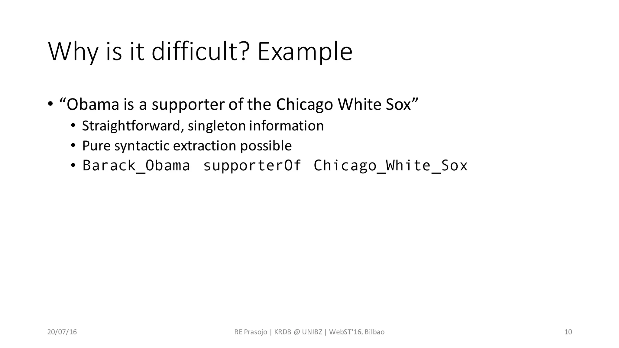 Entity-Relationship Extraction from Wikipedia Unstructured Text - Overview | PPT