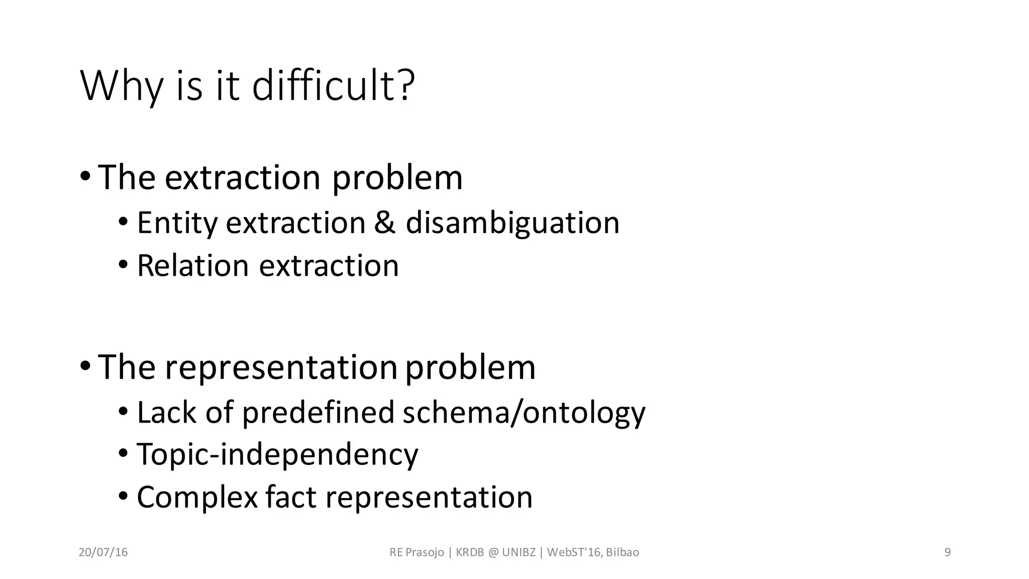 Entity-Relationship Extraction from Wikipedia Unstructured Text - Overview | PPT