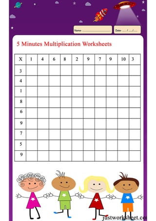 5 minute-multiplication-worksheets | PDF