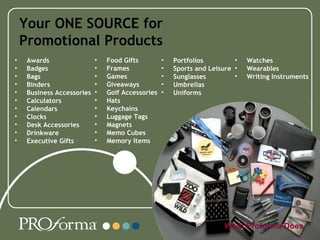 Proforma Fields introduction | PPT